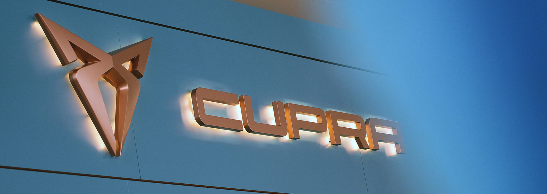 Cupra garage in the city